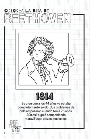 Colorea la vida de Beethoven by Forum Cultural - Issuu