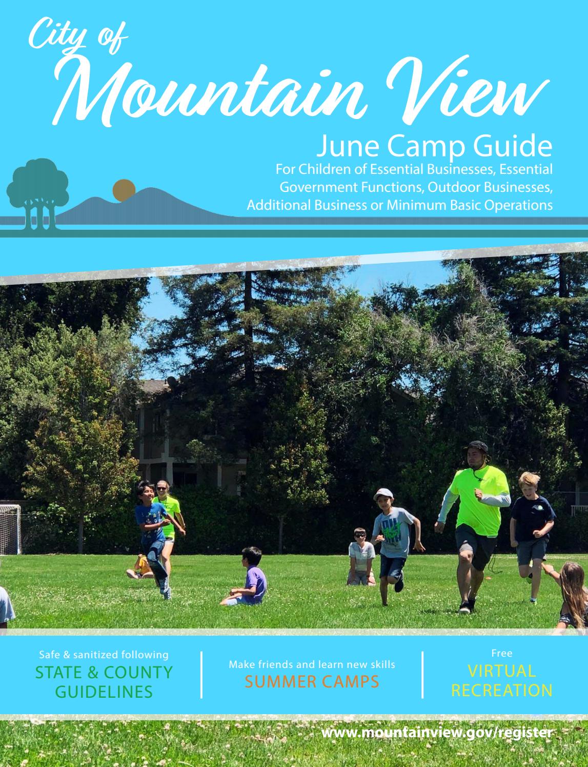 2020 June Activity Guide by City of Mountain View Recreation Division ...