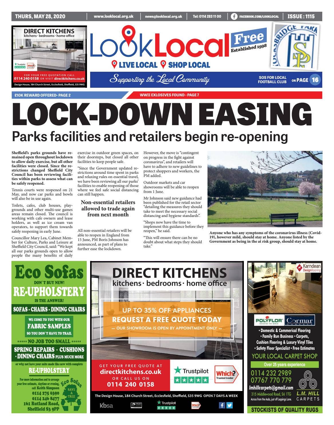 Issue 1115 Thursday 28 May 2020 by Look Local Newspaper - Issuu