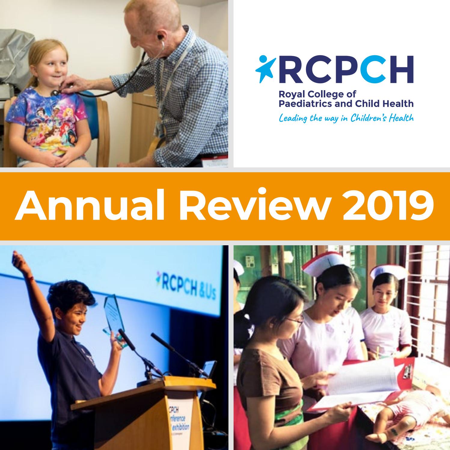 RCPCH Annual Review 2019 by Royal College of Paediatrics and Child ...