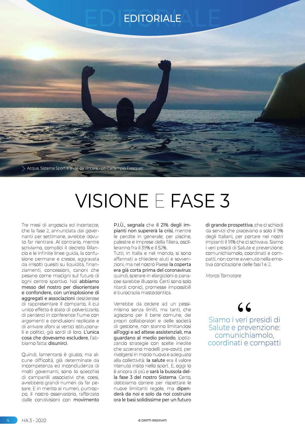 Happy Aquatics & Wellness n. 3 anno 2020 by HA Wellbeing | HA Pool ...