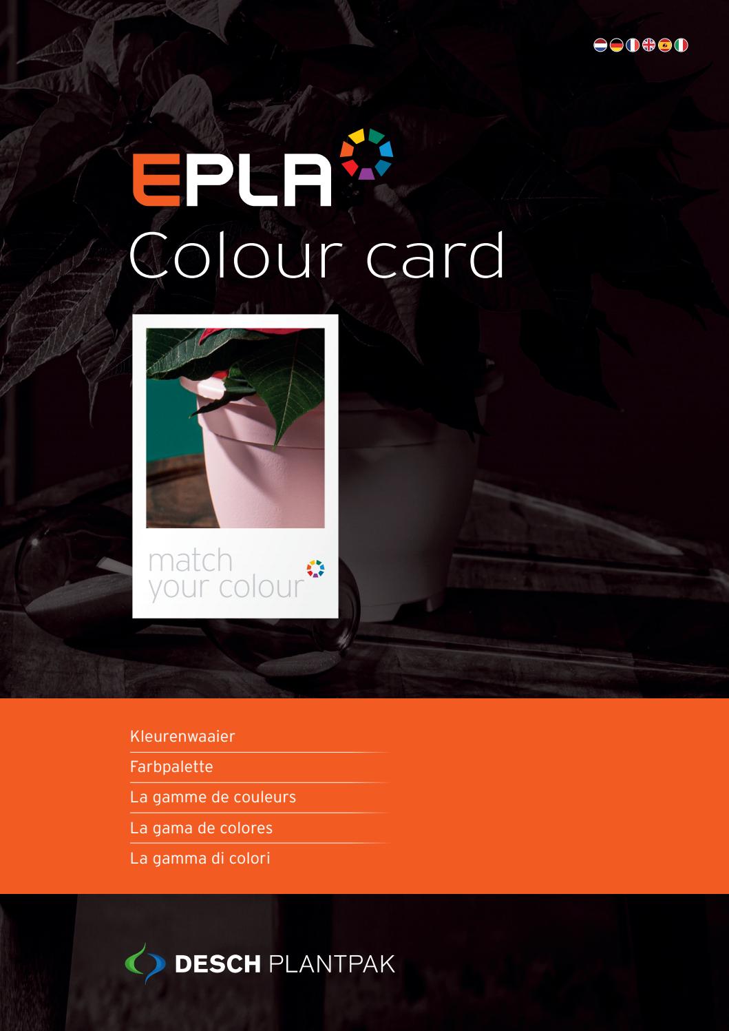 Epla colour card incl. UK colours. by Desch Plantpak - Issuu