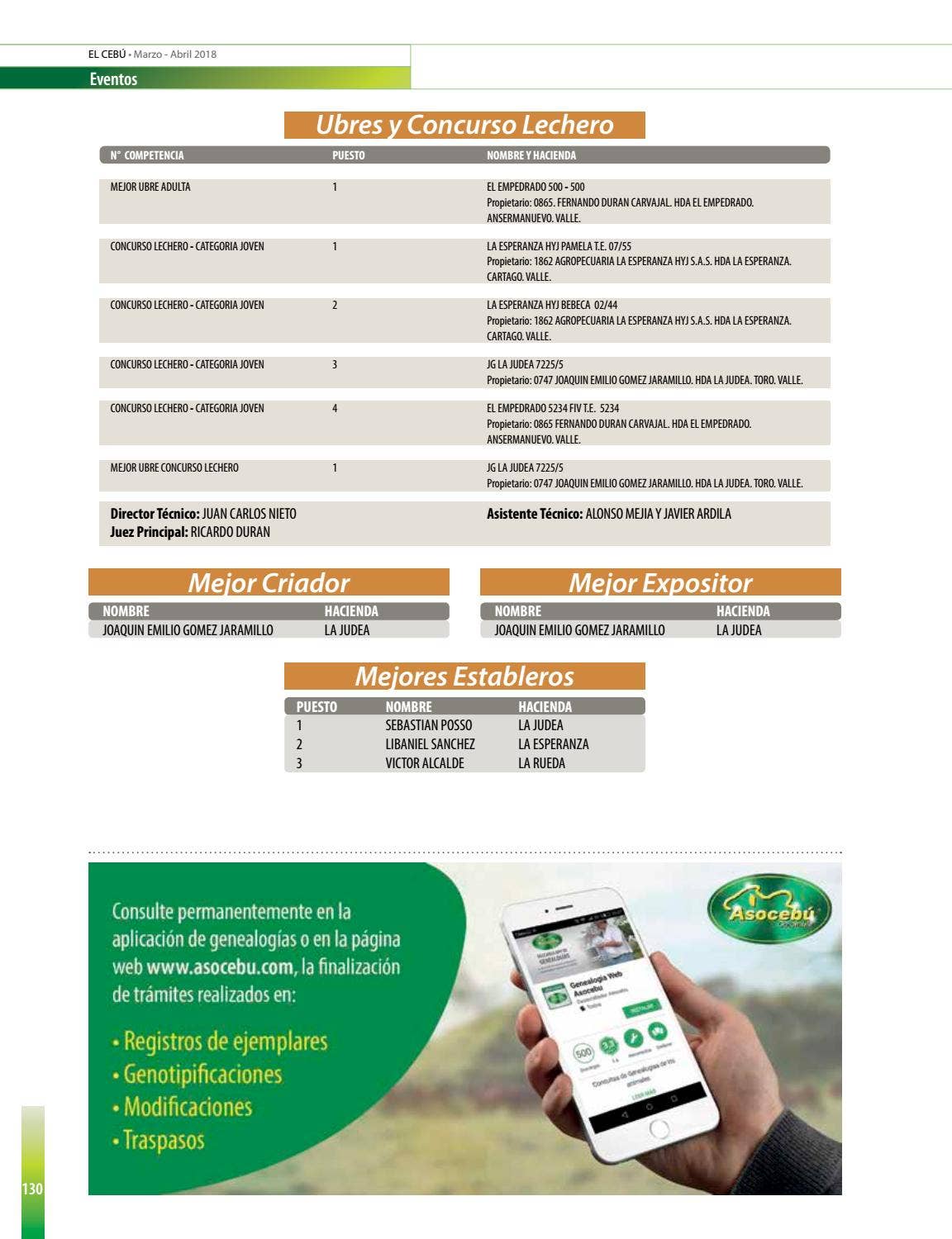 Edición 421 by Asociación Colombiana de Criadores de Ganado Cebú ...