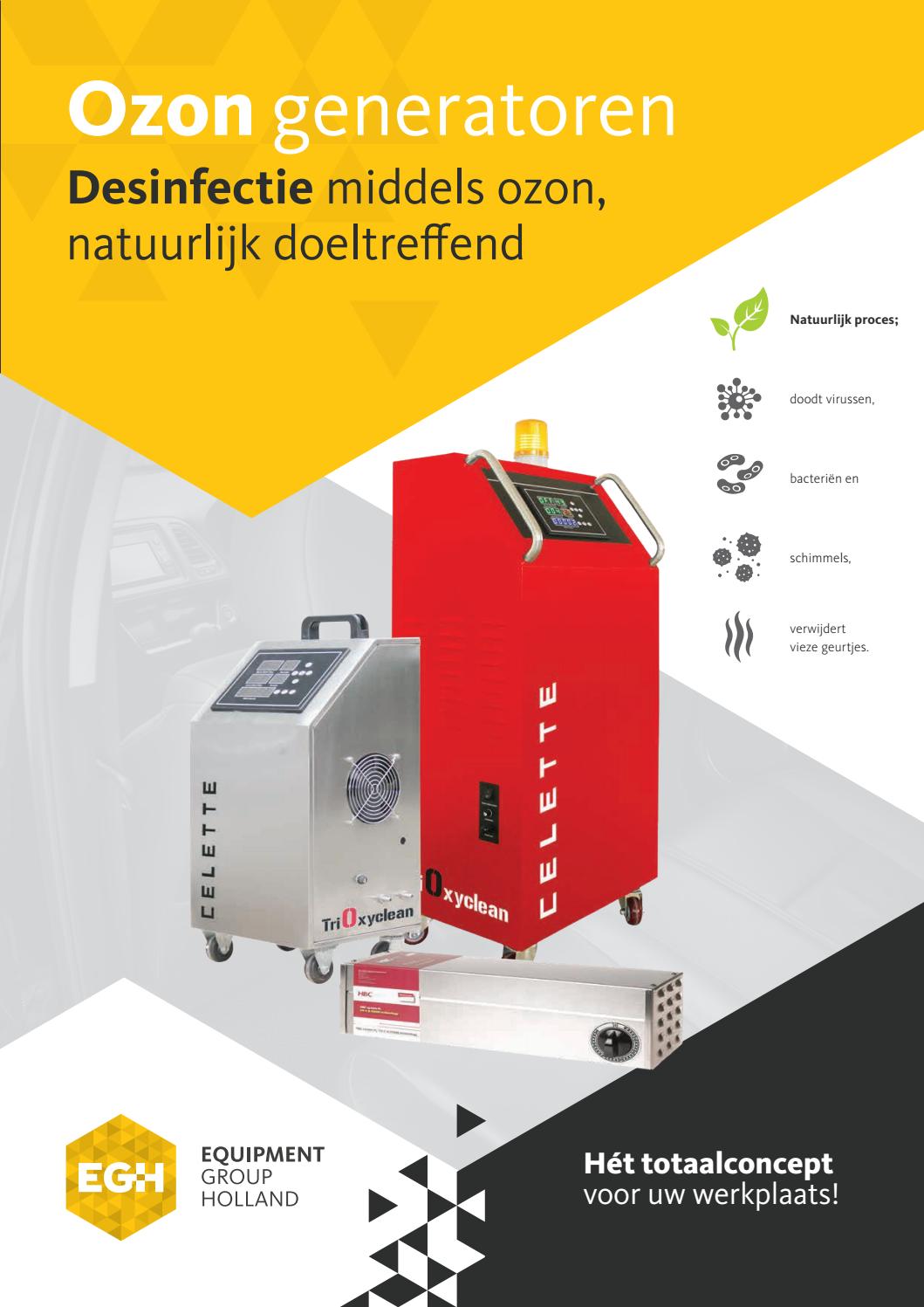 Ozon Generatoren - Desinfectie middels ozon, natuurlijk doeltreffend by ...