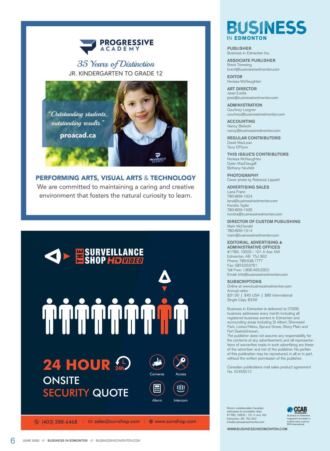 Business in Edmonton - June 2020 by Business in Edmonton Magazine - Issuu