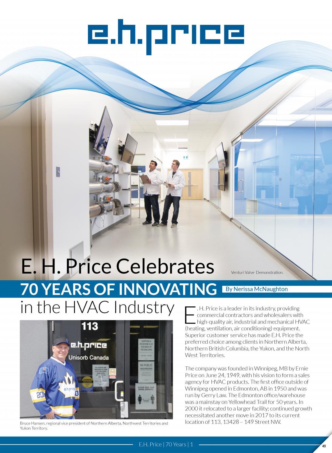 E.H Price - Celebrating 70 Years by Business in Edmonton Magazine - Issuu