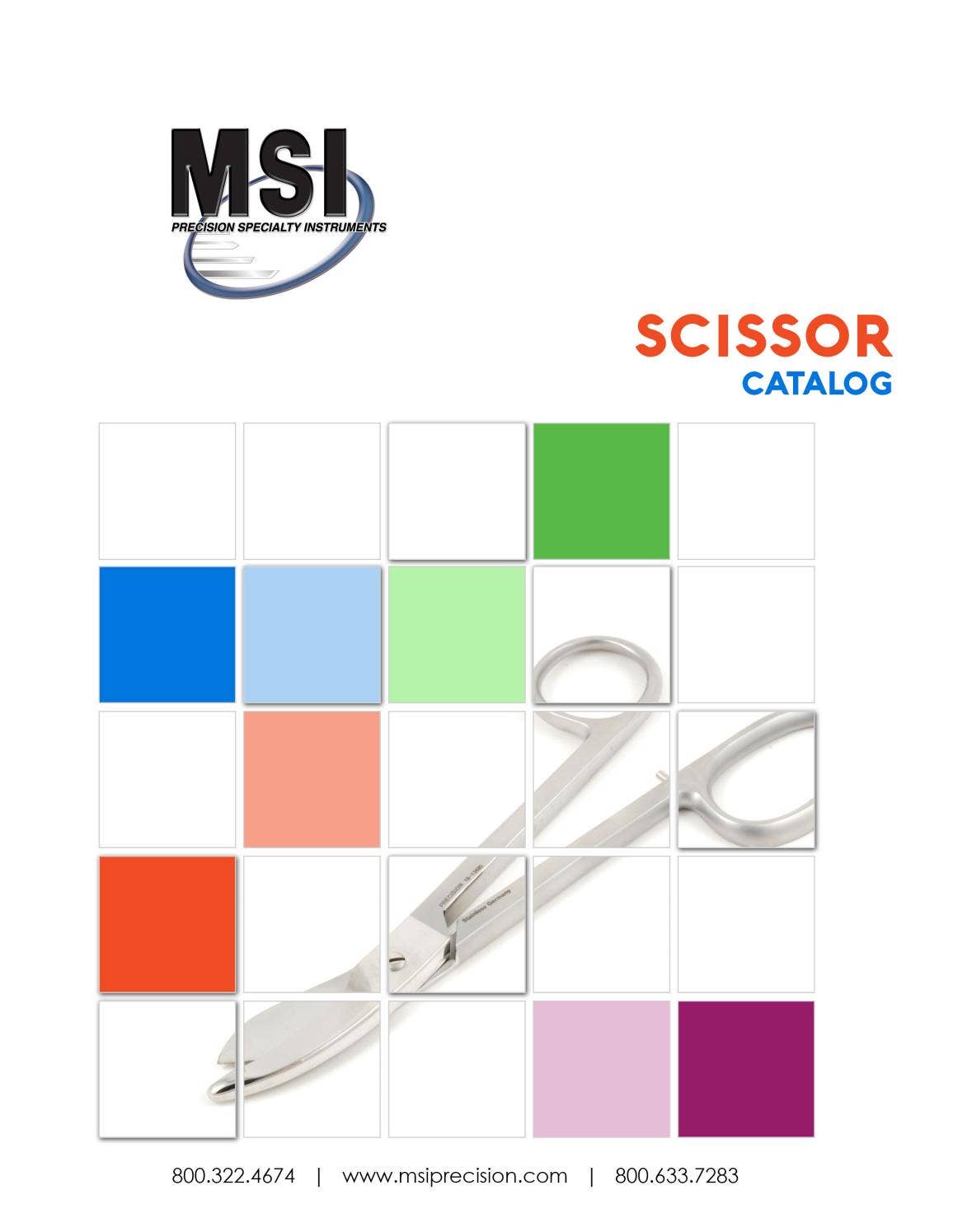 MSI Precision Scissor Catalog by MSI Precision Instruments - Issuu