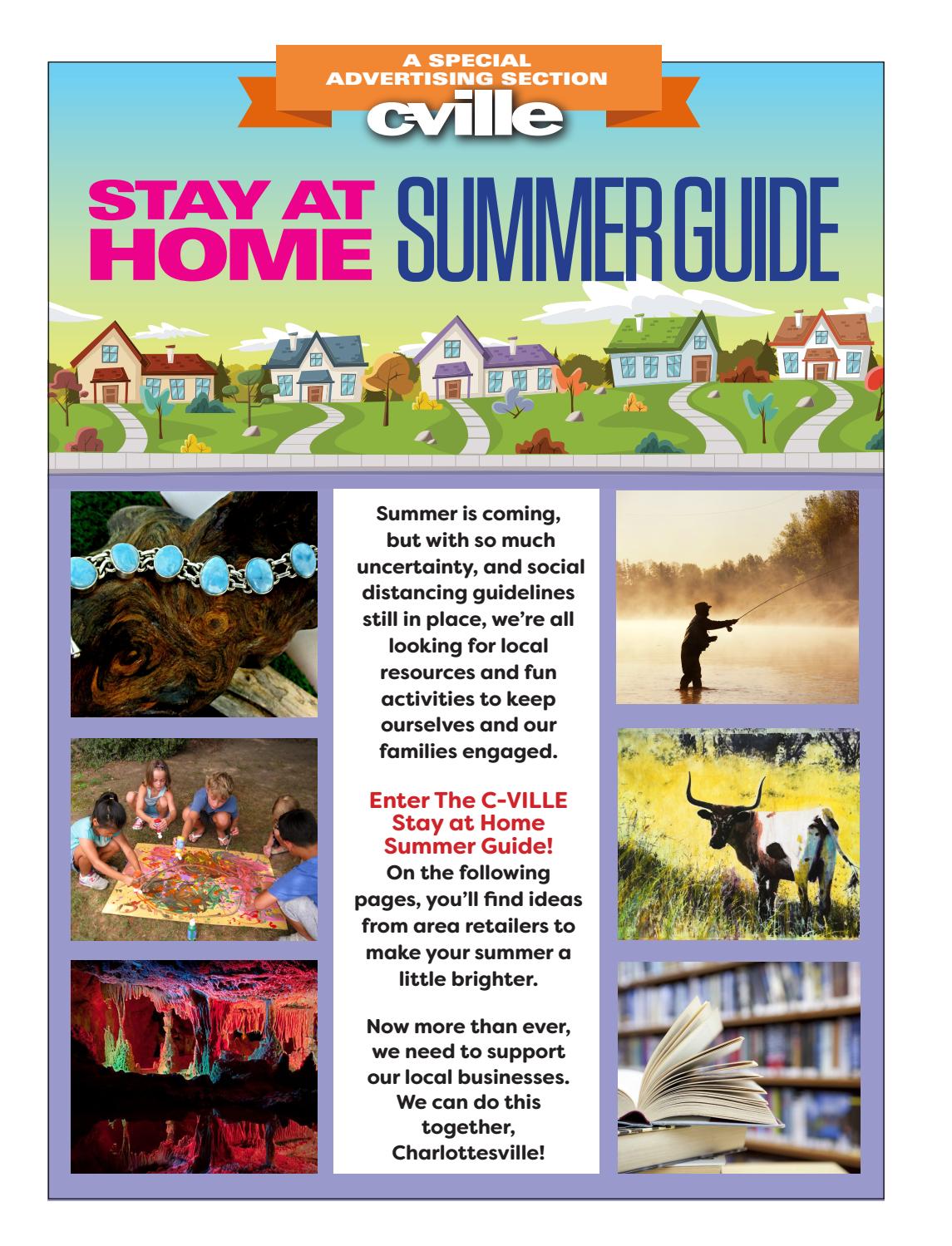 2020 Stay At Home Summer Guide by C-VILLE Weekly - Issuu