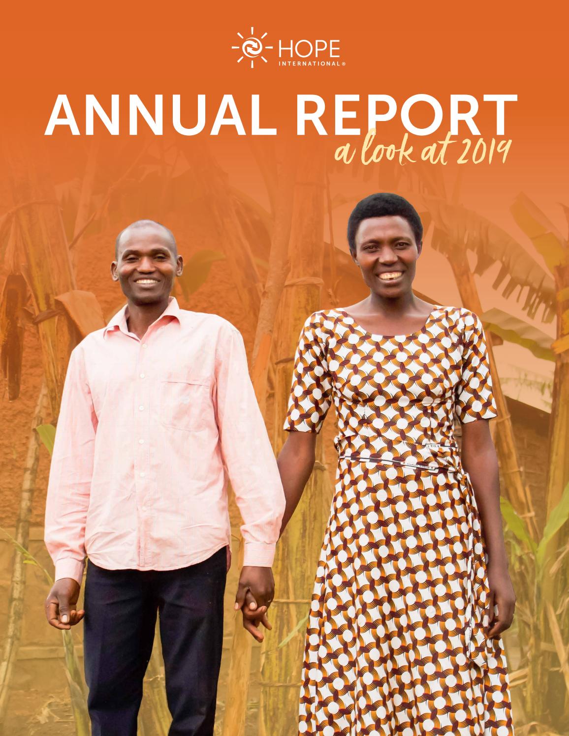 HOPE International 2019 Annual Report by HOPE International - Issuu