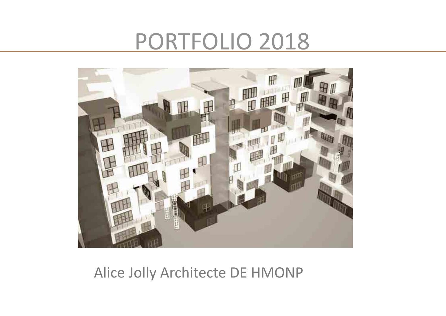 Portfolio Alice Jolly 2018 by Alice Jolly - Issuu