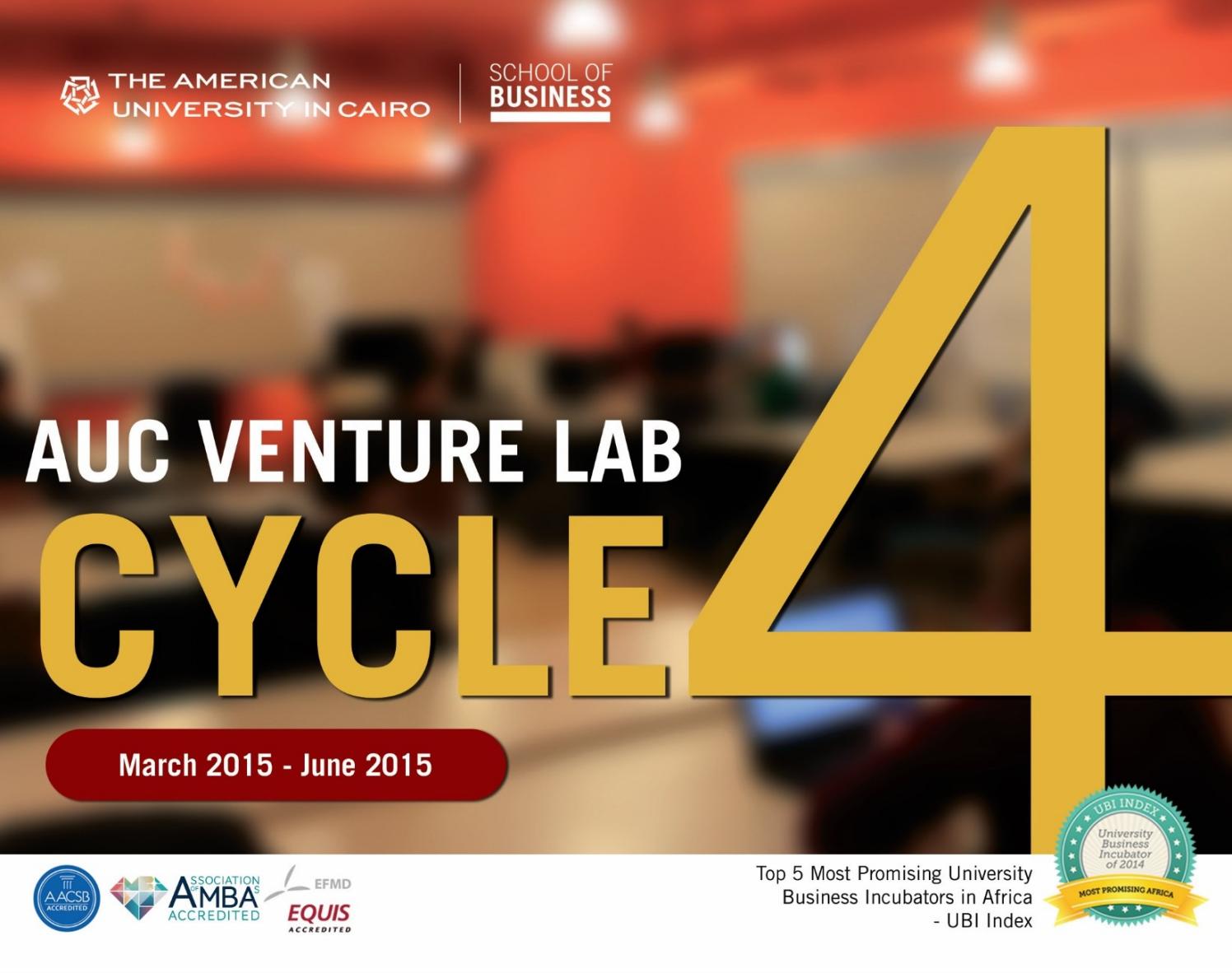 AUC Venture Lab Spring'15 Brochure by AUC Venture Lab - Issuu