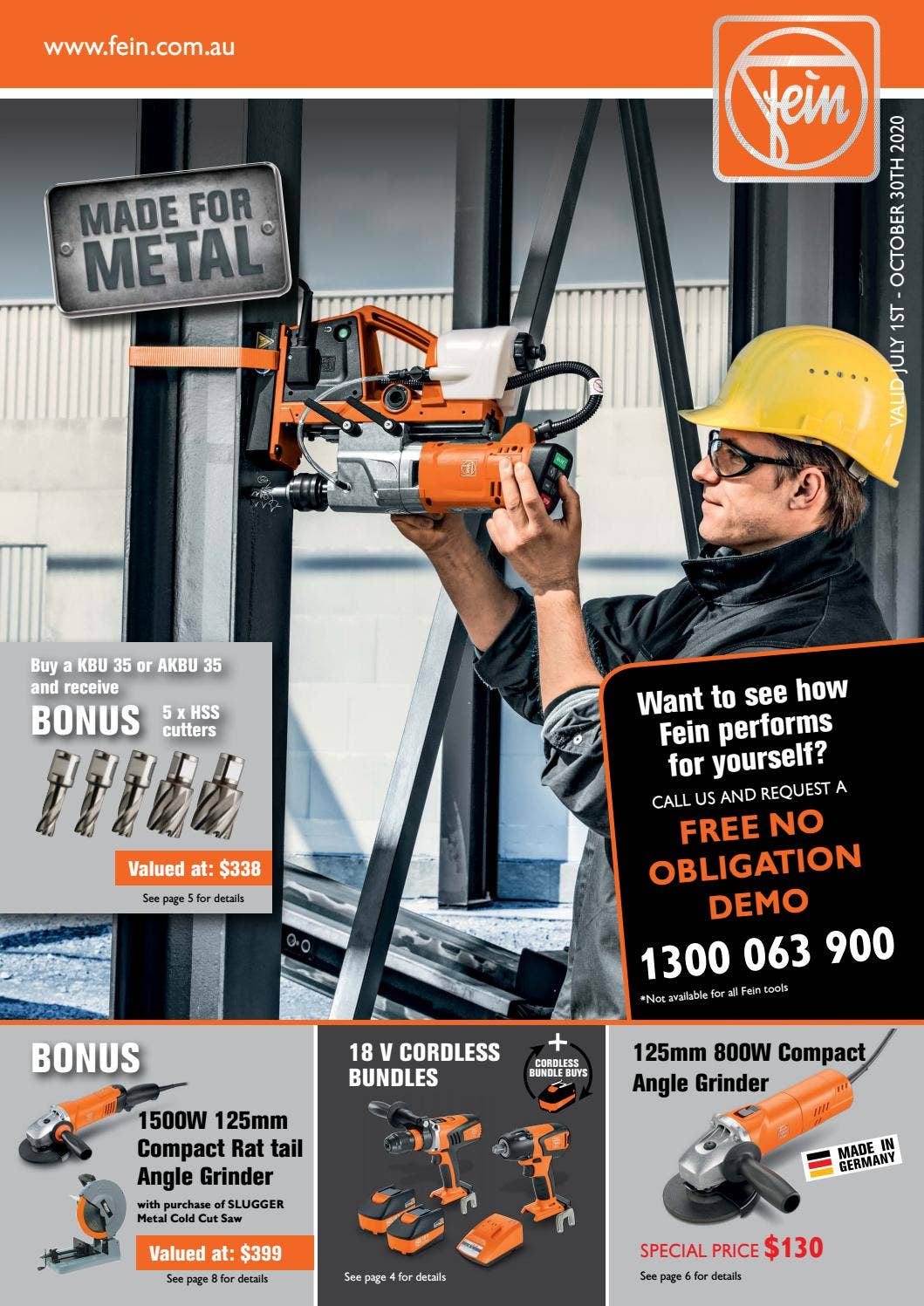 Fein Metal Campaign 1st July - 30th October 2020 - This promotion has ...