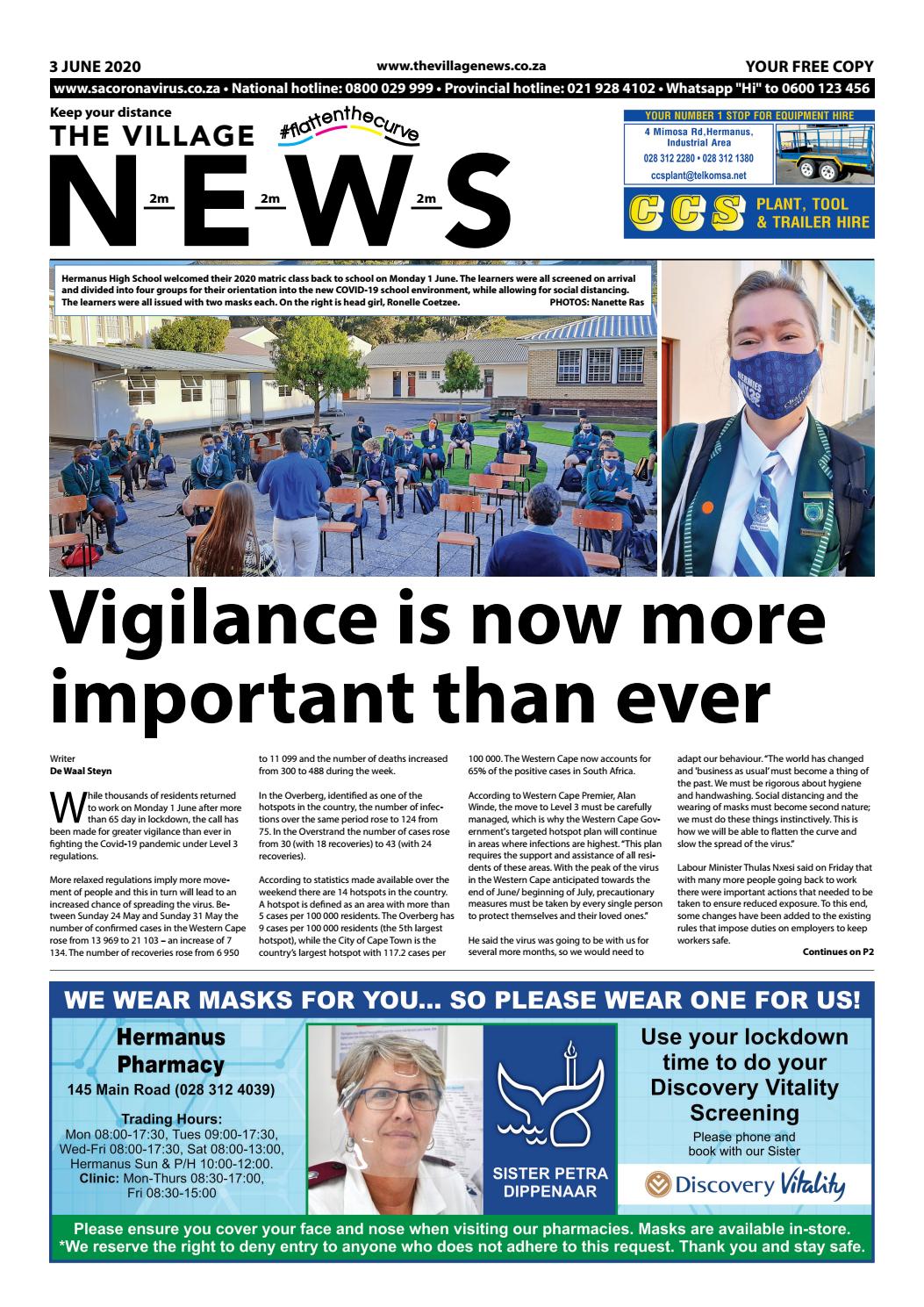 The Village NEWS 03 June - 10 June 2020 by The Village NEWS - Issuu