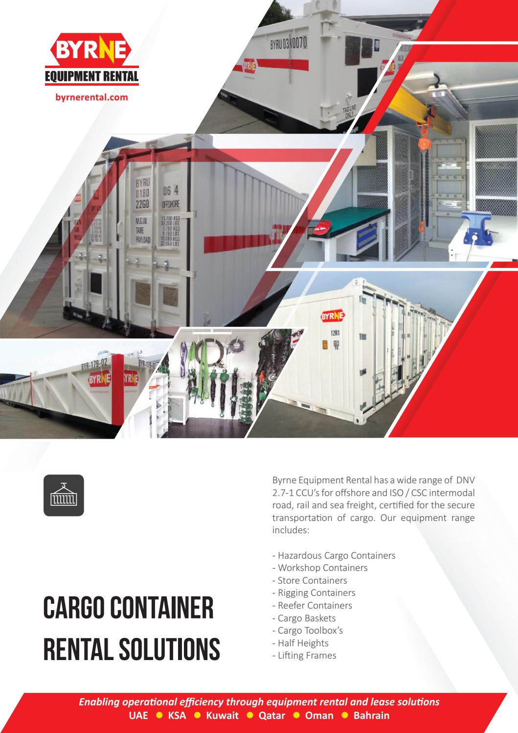 Byrne Equipment Rental Cargo Container Rental Solutions by Byrne Group ...
