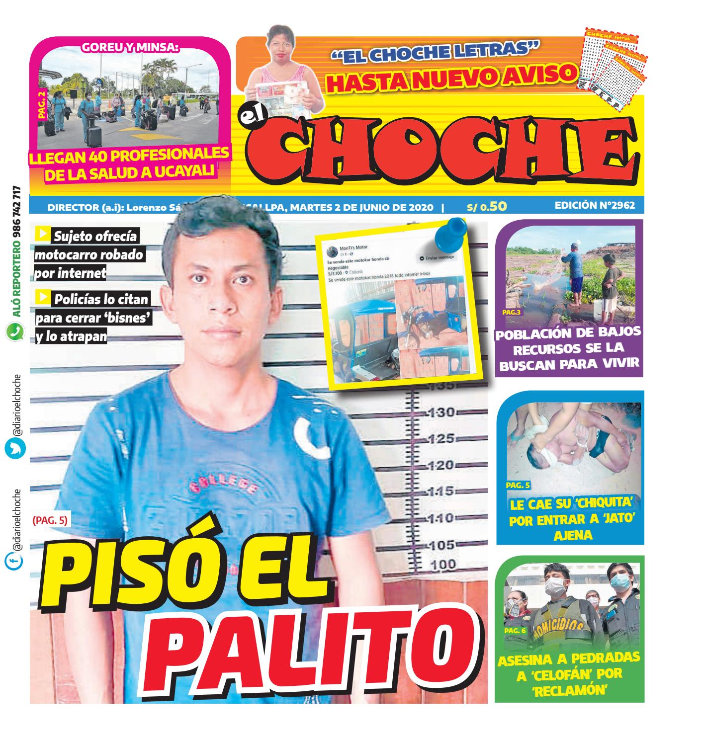 El Choche, Pucallpa 2 de junio de 2020 by Diario Ímpetu - Issuu