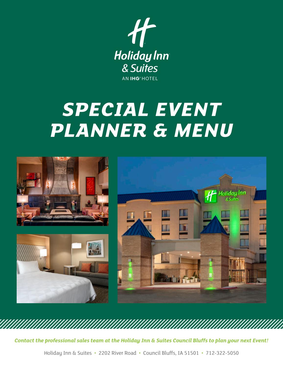 Holiday Inn Council Bluffs Banquet Menu by Kinseth Hospitality ...