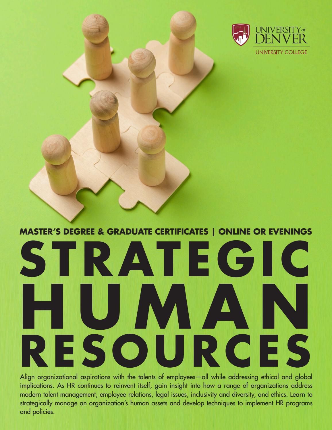 Strategic Human Resources | Graduate Programs by University College - Issuu