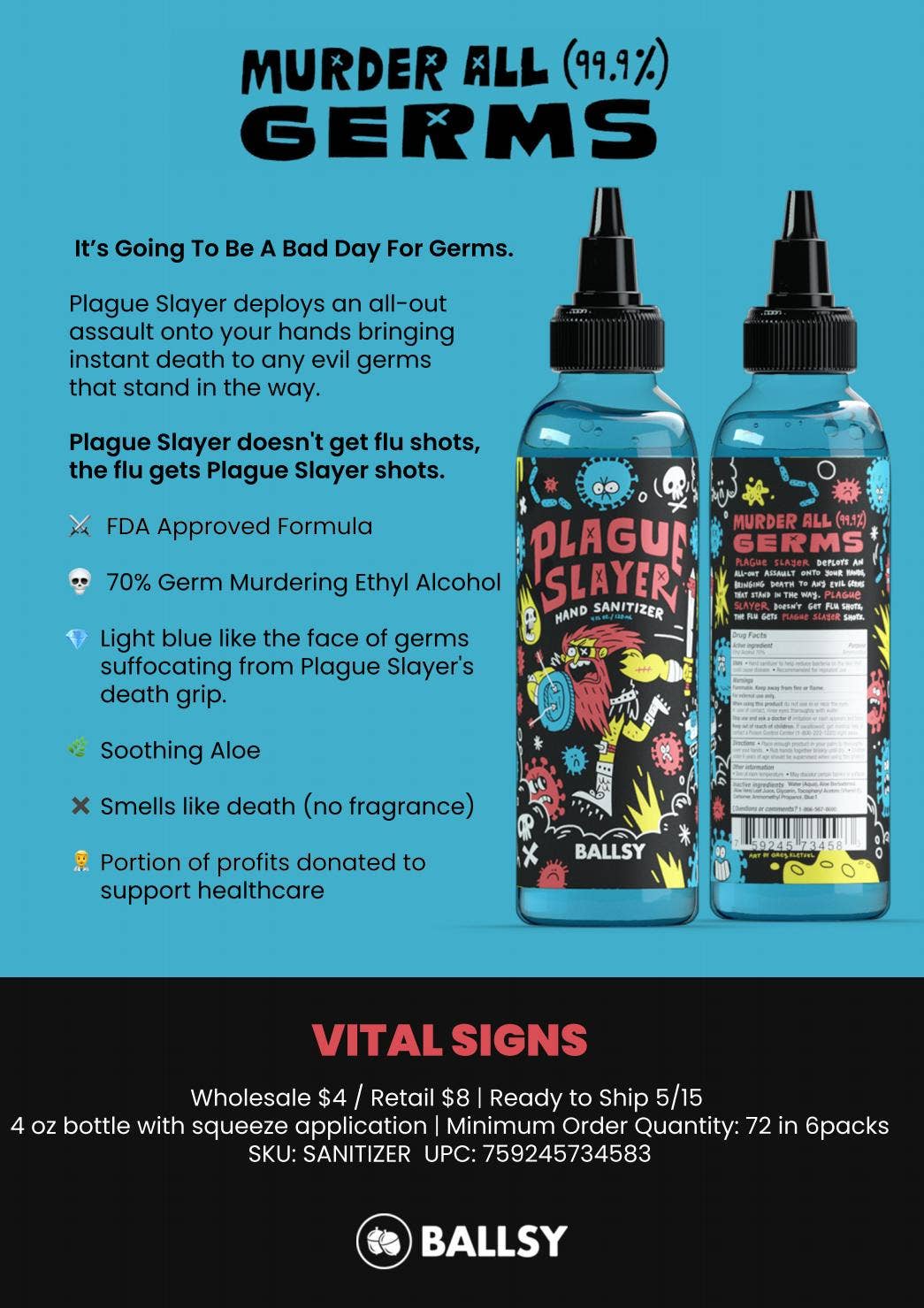 Ballsy Plague Slayer Hand Sanitizer by Just Got 2 Have It! - Issuu