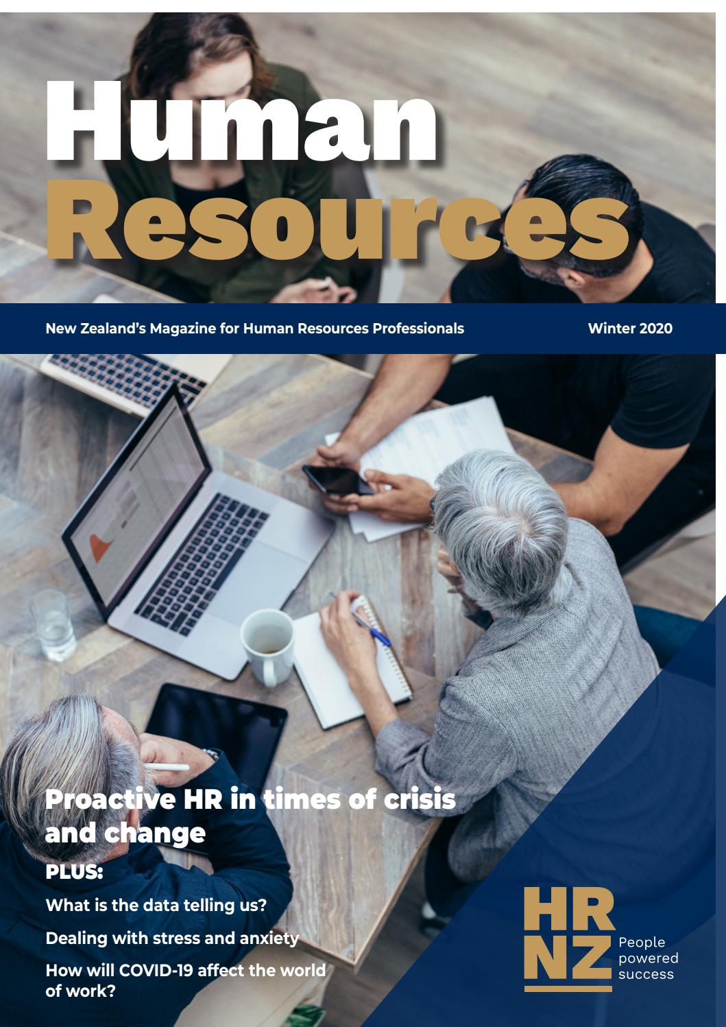 Human Resources - Winter 2020 (Vol 25, No 2) - Proactive HR in times of ...
