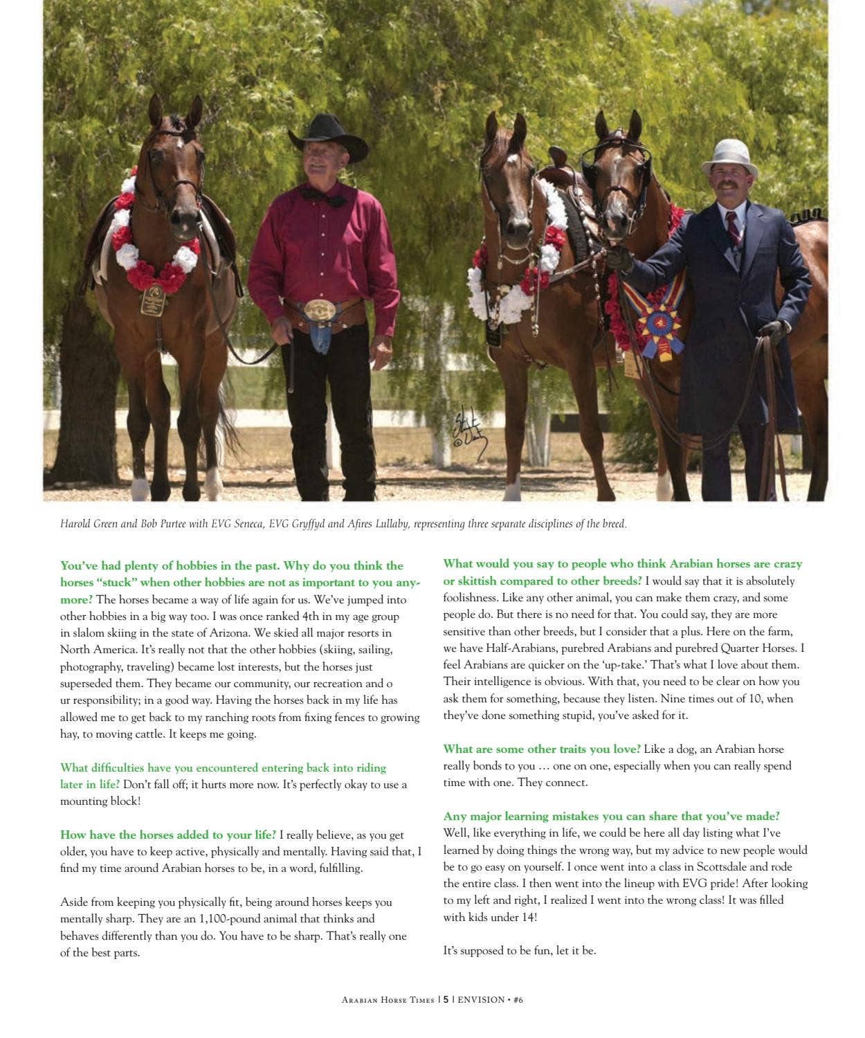Experience Arabian Horses, Issue #6 - published in Arabian Horse Times ...