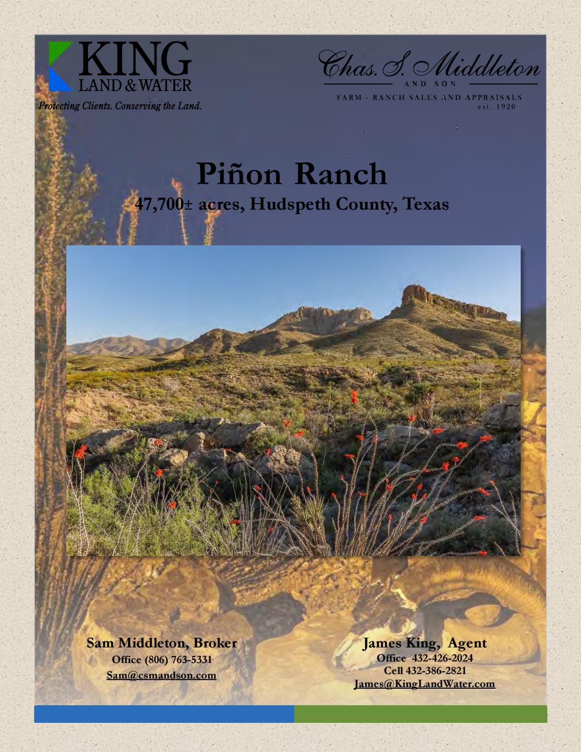 Piñon Ranch by csmandson - Issuu