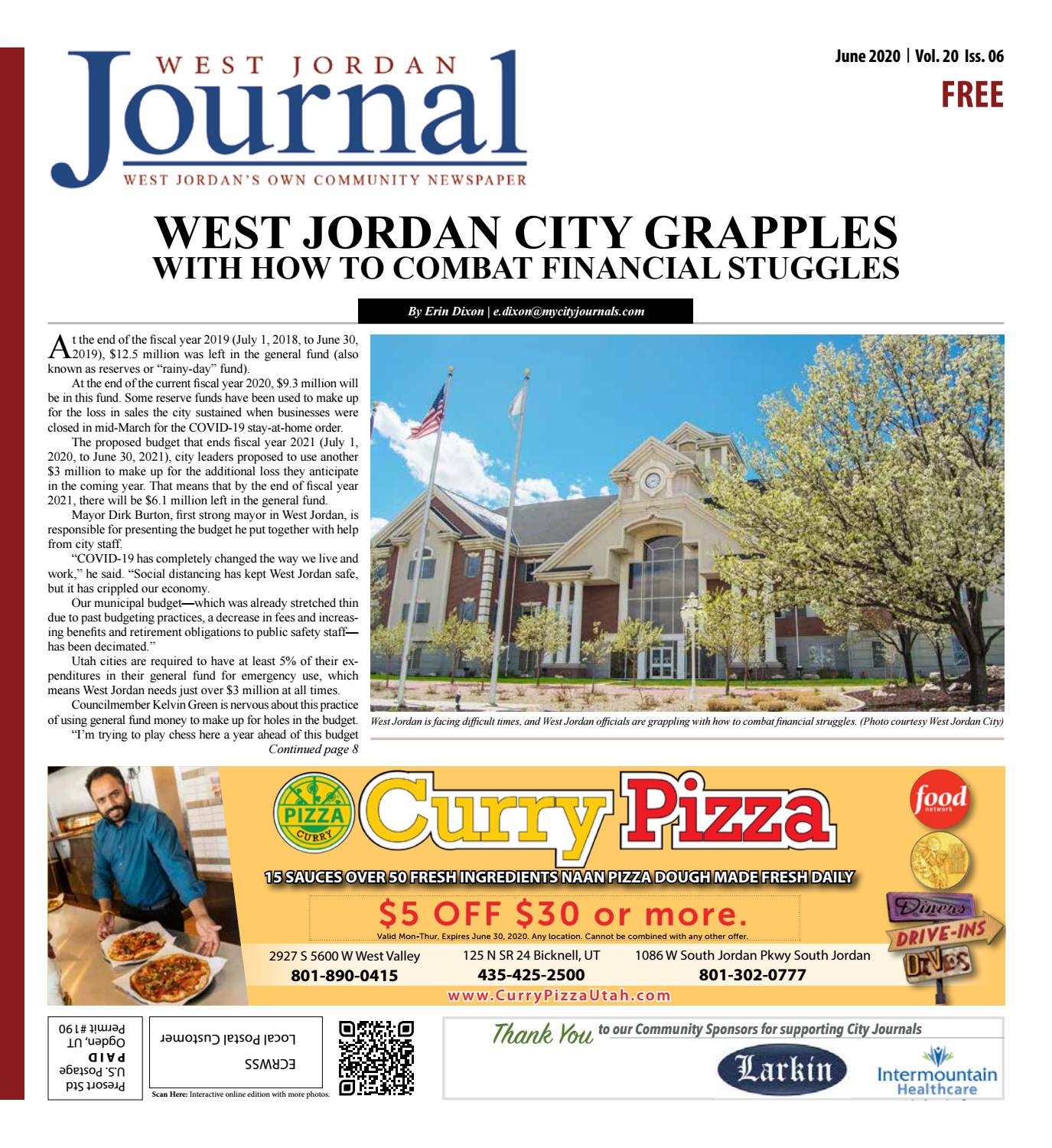 West Jordan City Journal | June 2020 by The City Journals - Issuu