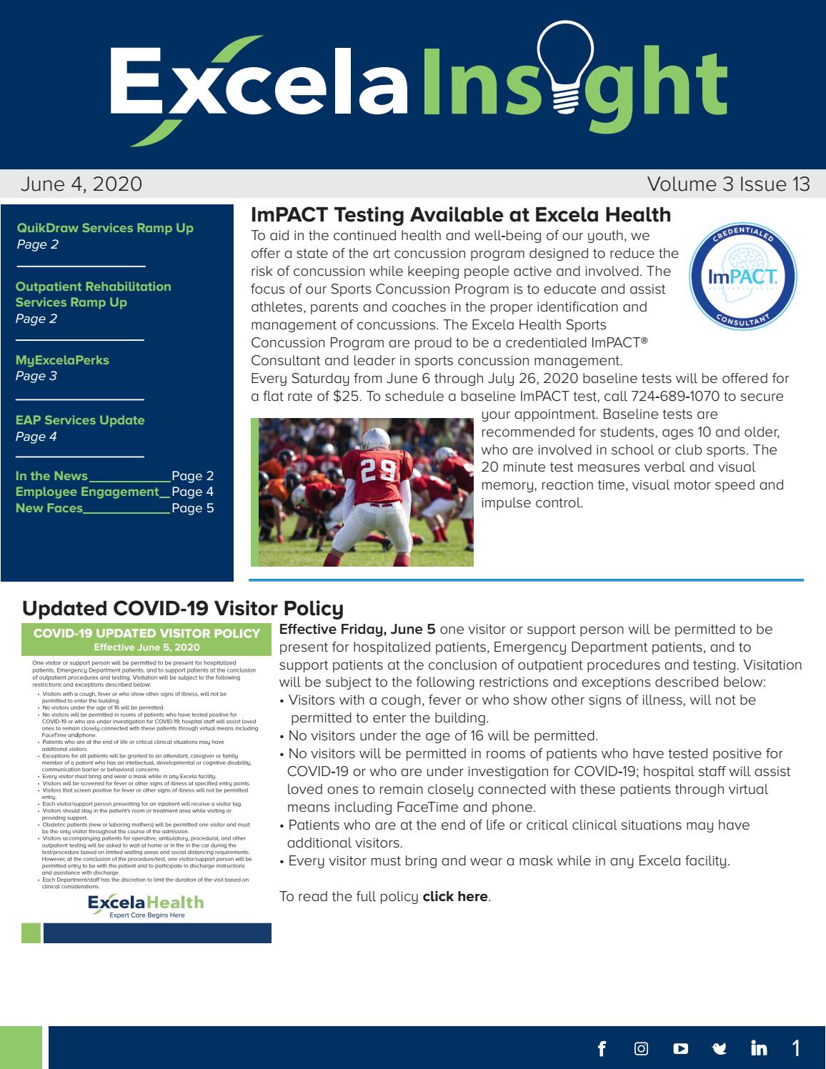Excela Insight 6/1/2020 by Independence Health System - Issuu