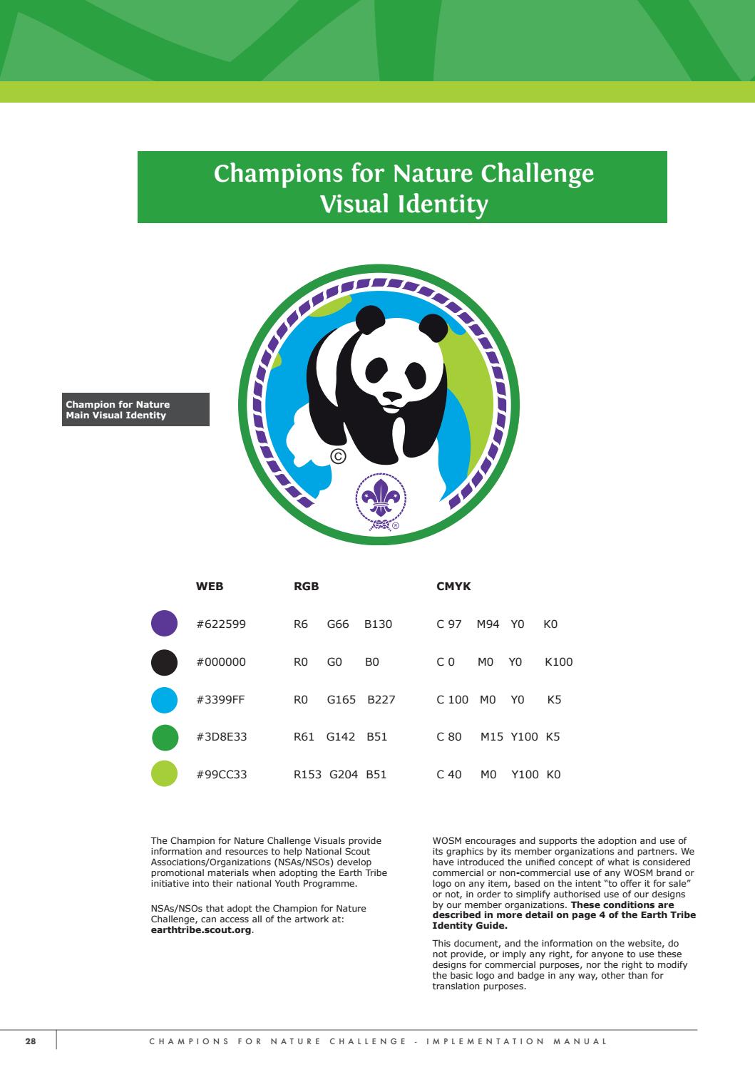 Champions for Nature Challenge Implementation Manual by World ...