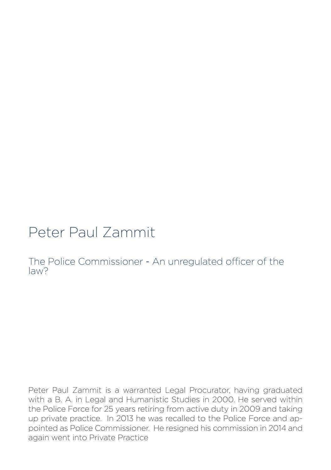 23 - Peter Paul Zammit by GħSL - Publications - Issuu