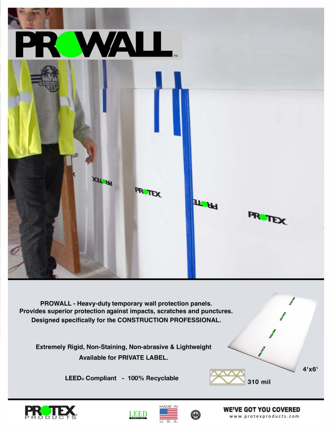 PROTEX PROWALL by Ram Tool Construction Supply Co. - Issuu
