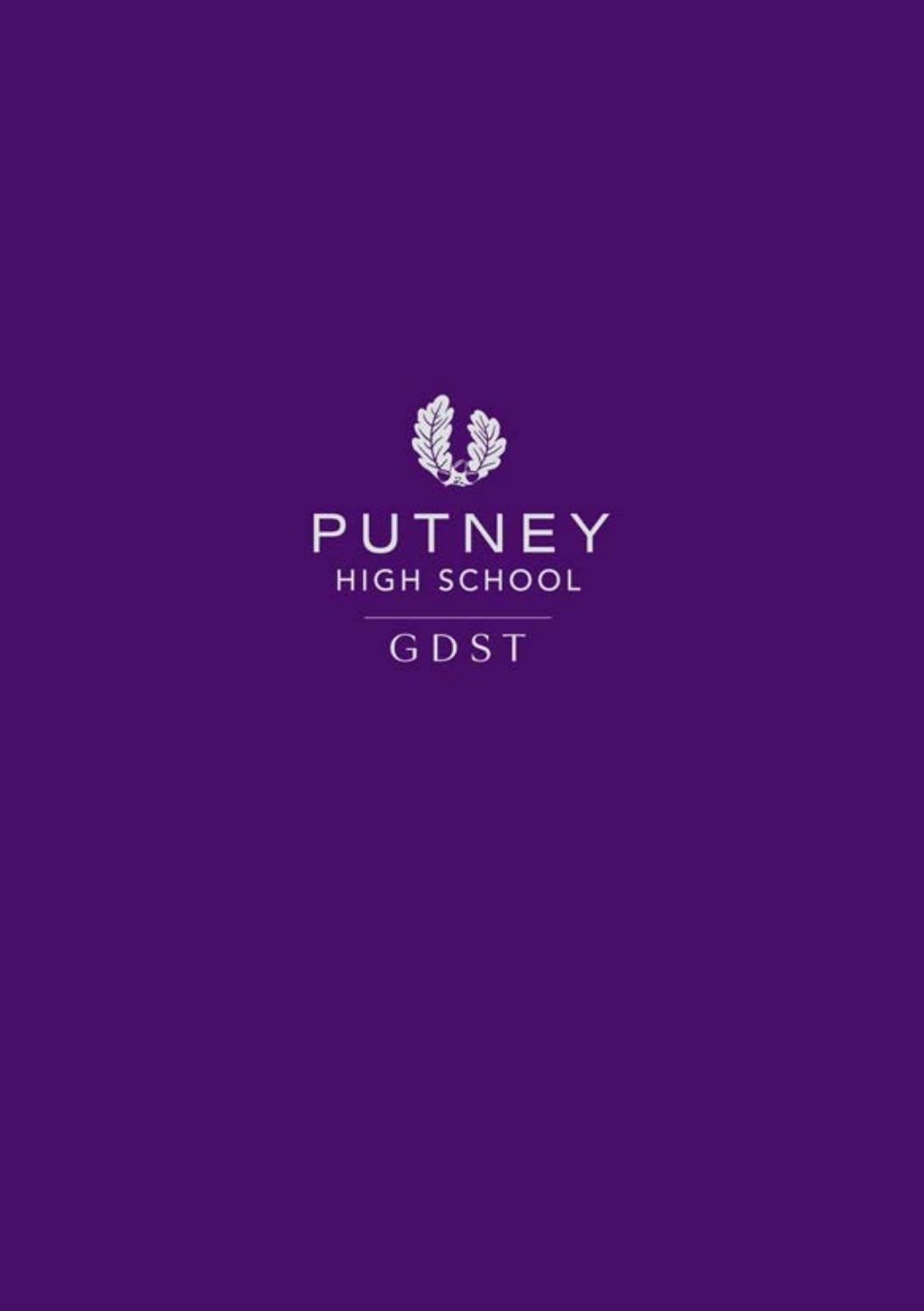 Putney High School Prospectus 2021-2022 - Made in Putney by Putney High ...