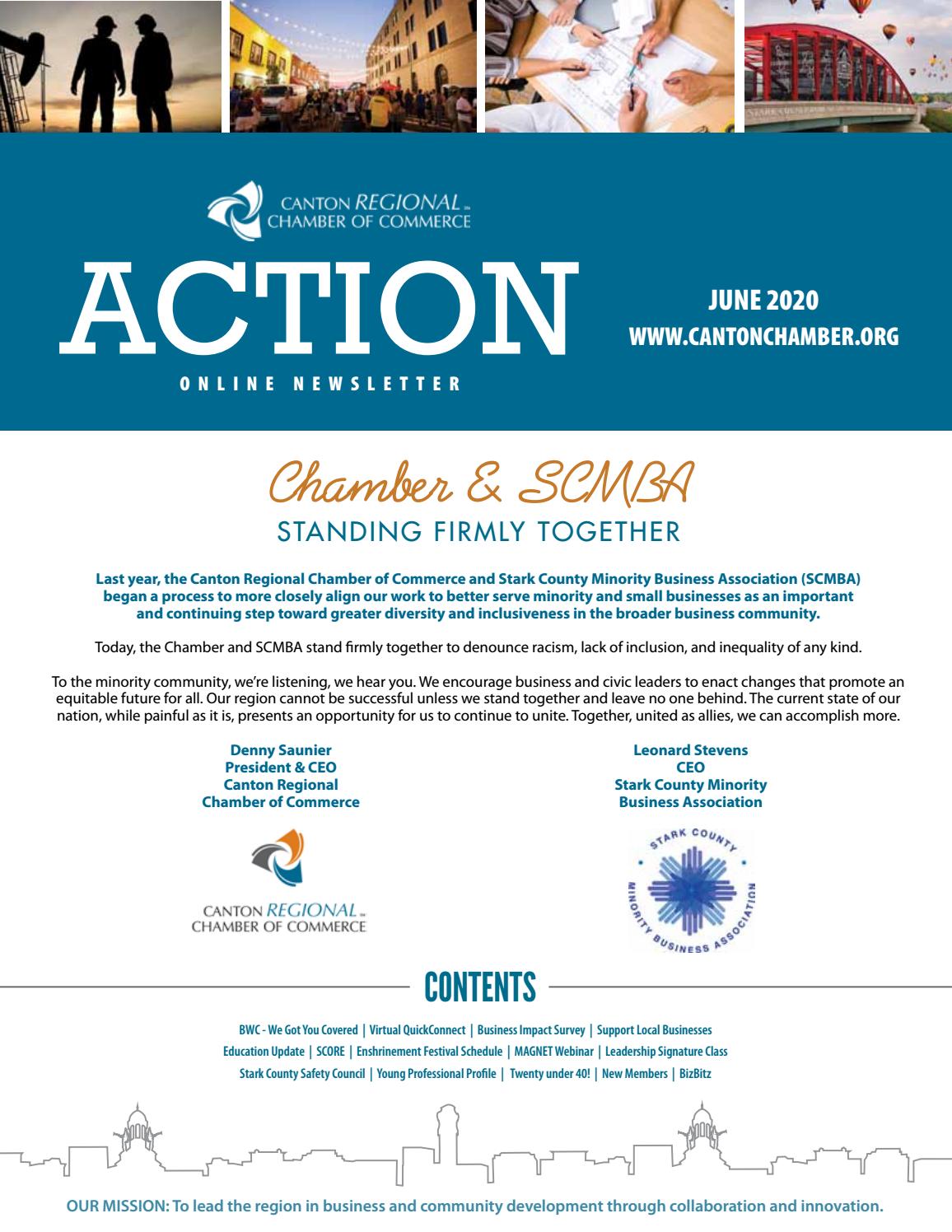 ACTION Newsletter June 2020 by Canton Regional Chamber of Commerce - Issuu