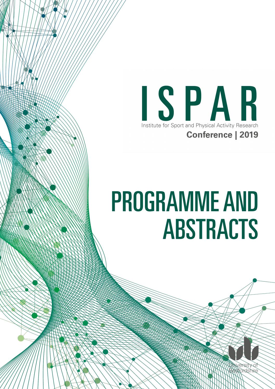 ISPAR Conference 2019 - Programme and Abstracts by University of ...