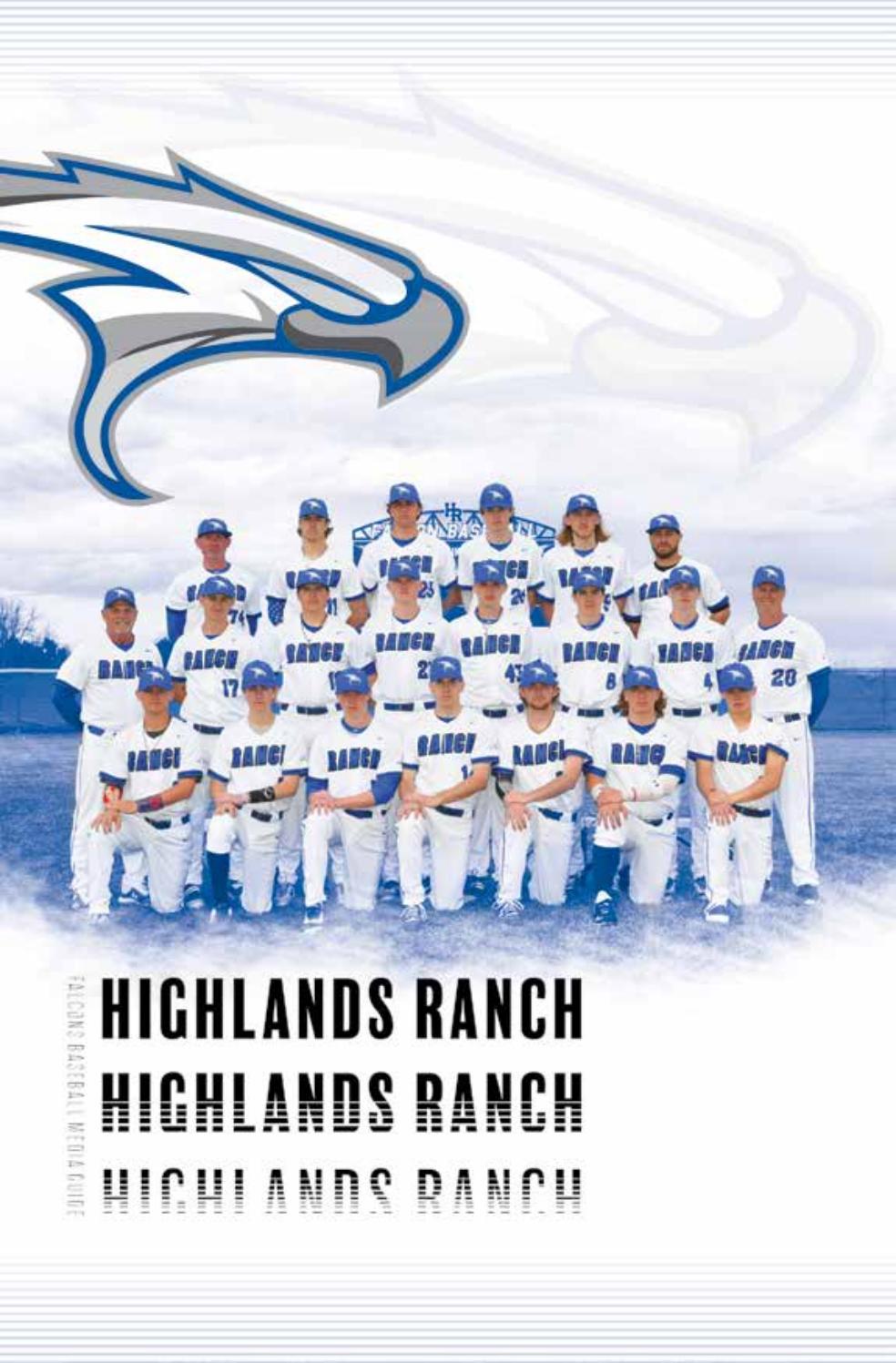 Highlands Ranch 2020 Baseball Media Guide by Bench Craft Company - Issuu