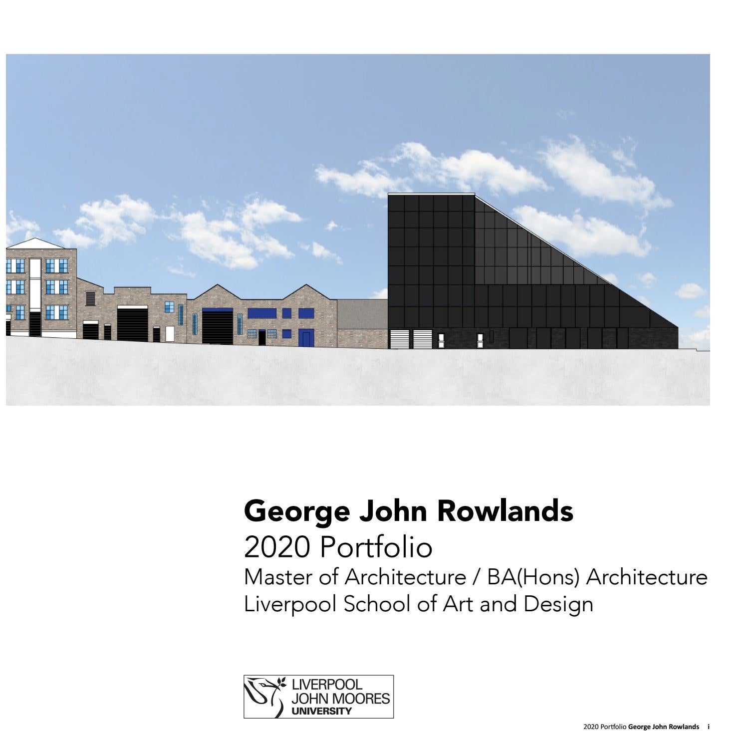 Rowlands, George by Architecture@LJMU - Issuu