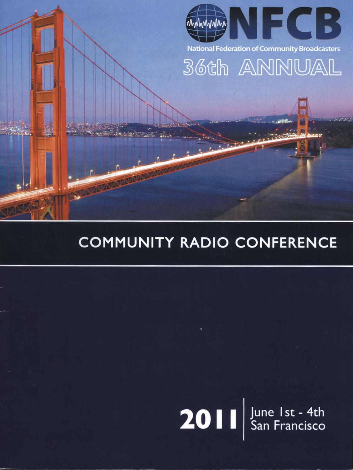NFCB Conference Program (2011) San Francisco by GoalBusters Consulting ...