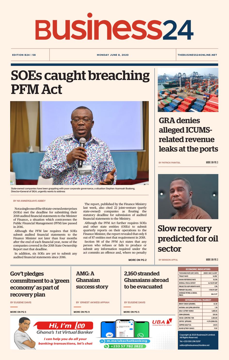 Business24 Newspaper (June 8, 2020) by Business24 Online - Issuu