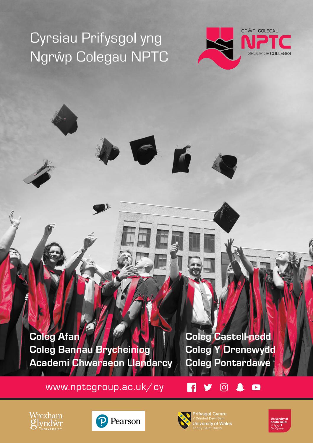 Prosbectws Addysg Uwch Grwp Colegau NPTC 2021-2022 by NPTC Group of ...