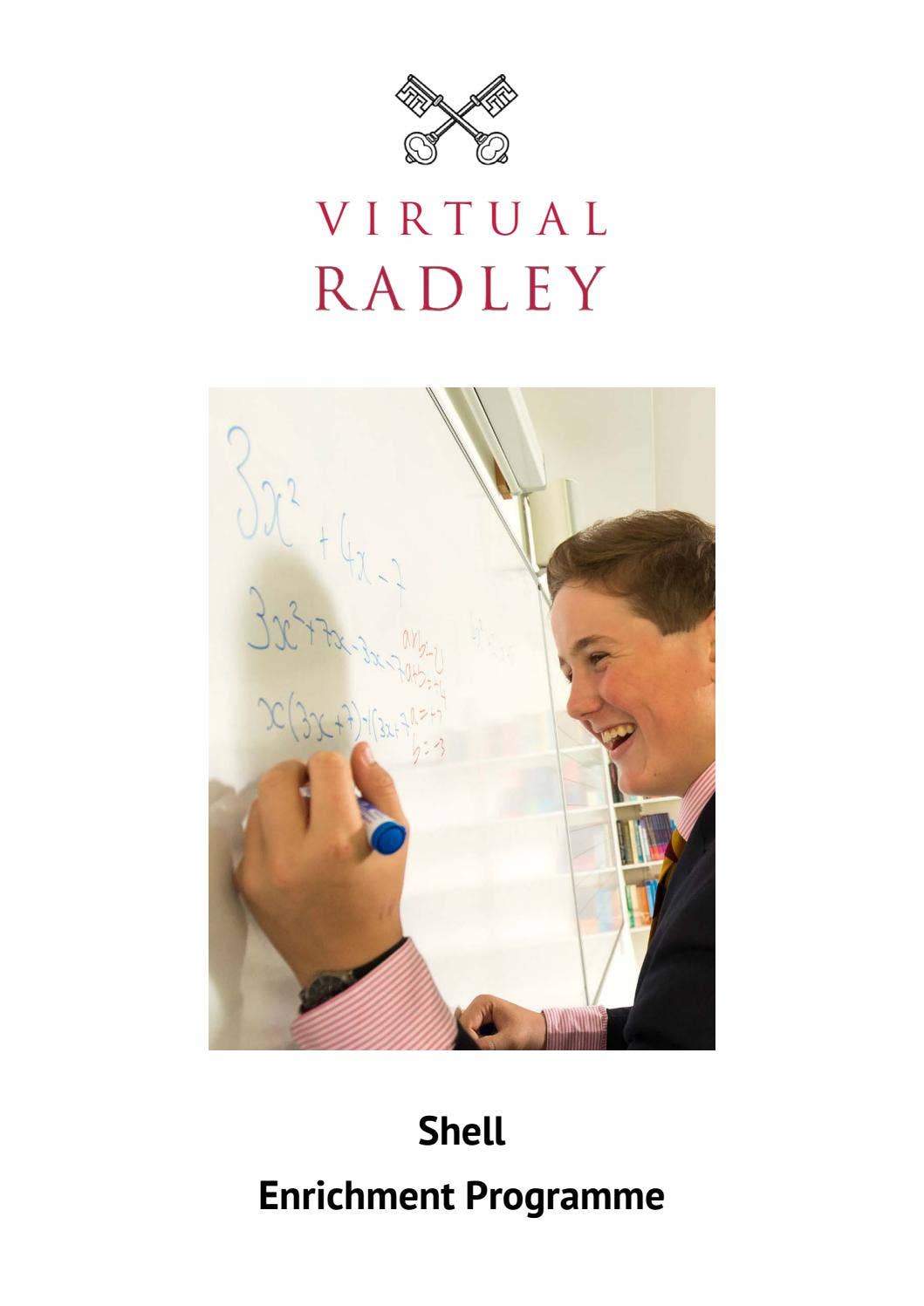 Shell Enrichment Programme by Radley College - Issuu