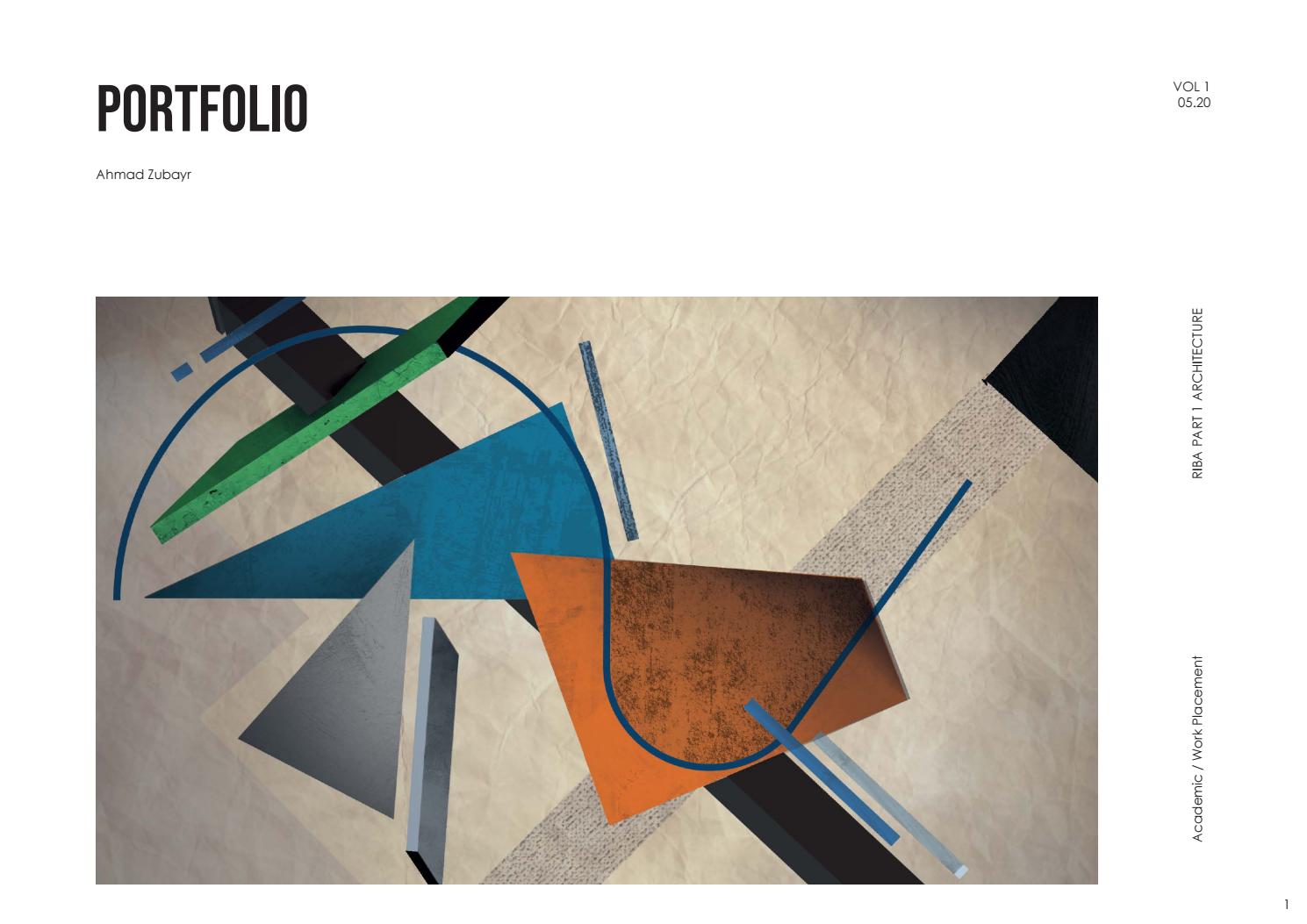 Architecture Part 1 Portfolio 1st Class Grade by The Architectural ...