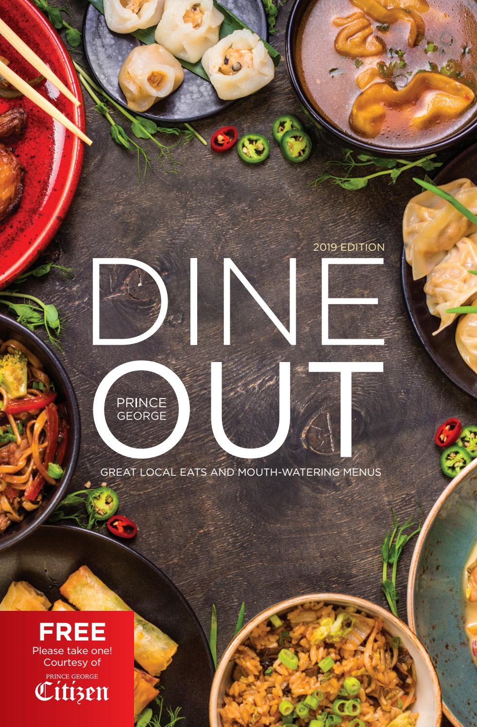 Dining Out Guide - 2019 by Prince George Citizen - Issuu