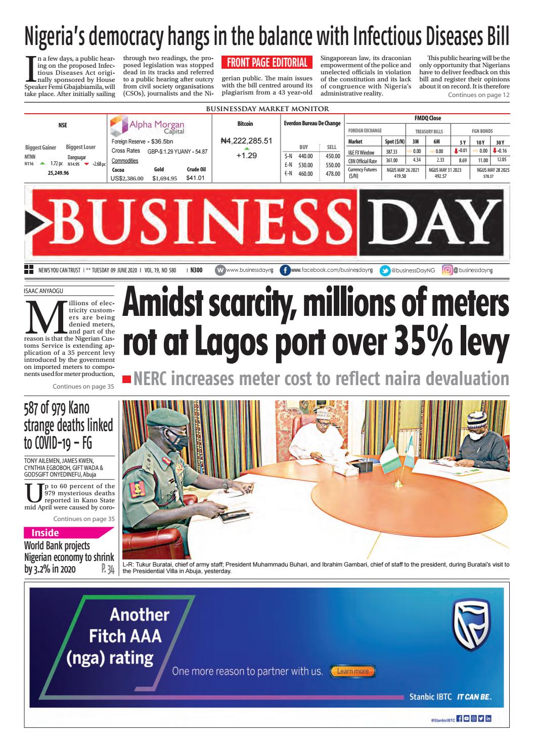 BusinessDay 09 Jun 2020 by BusinessDay - Issuu