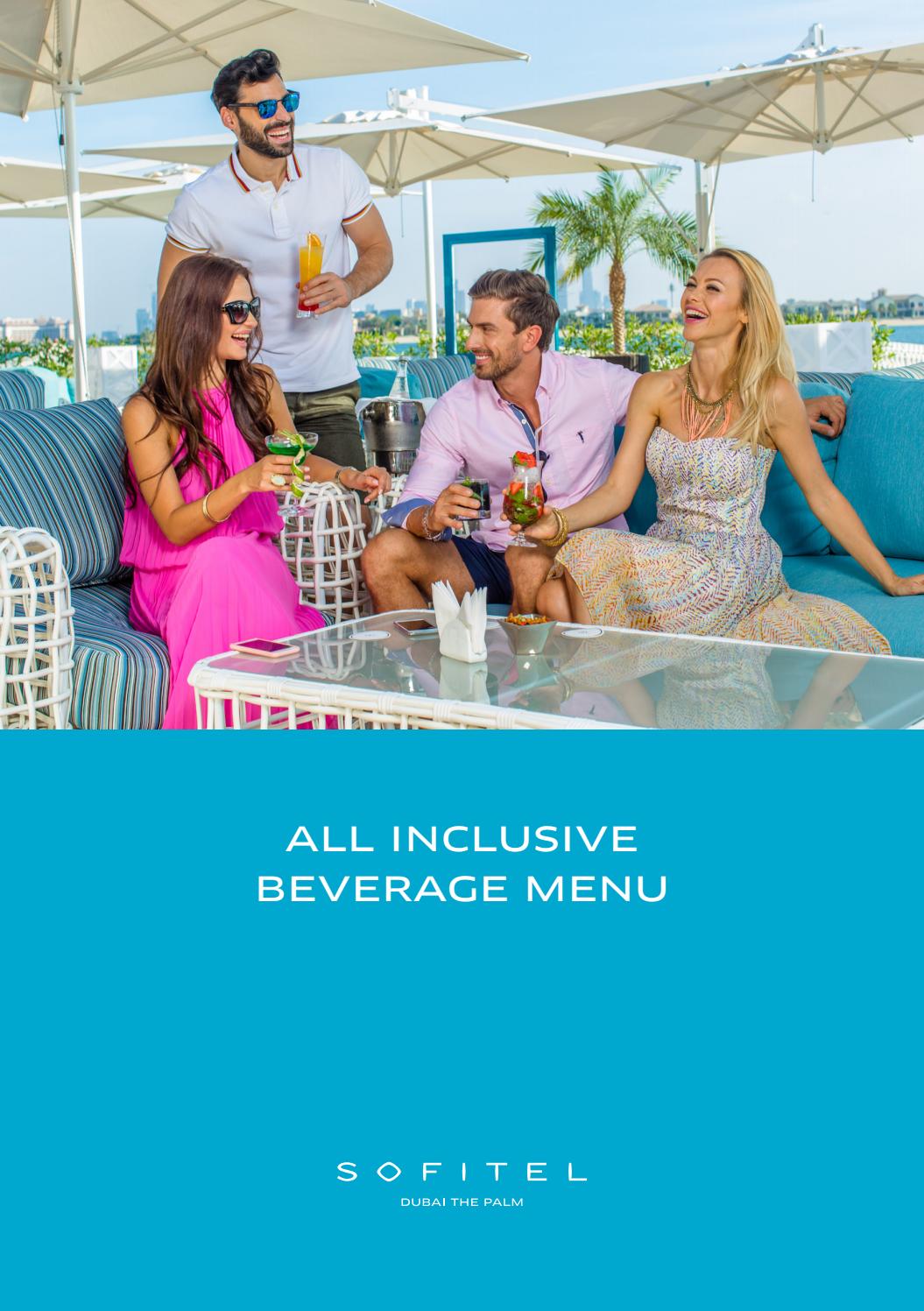 All Inclusive Beverage Web Menu by Fastbooking - Issuu
