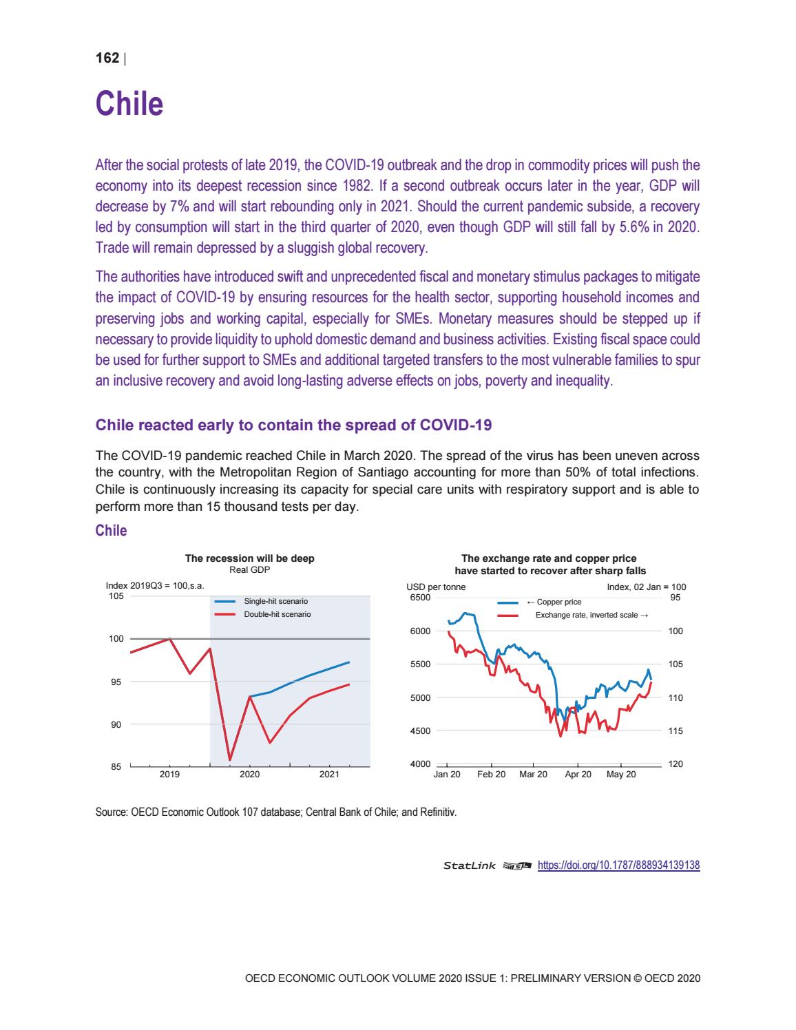 Chile - Economic Outlook June 2020 by OECD - Issuu