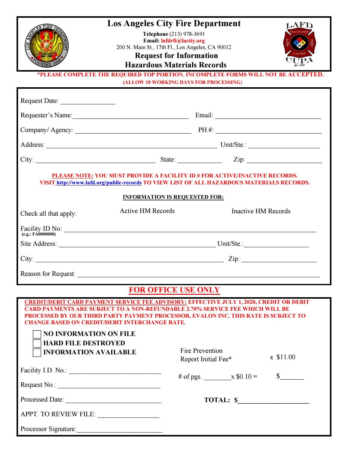 RFI - HM 6/2020 by Los Angeles Fire Department - Issuu