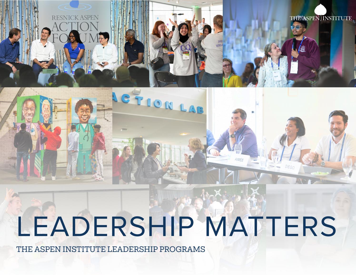 Leadership Matters | The Aspen Institute's Leadership Programs by ...