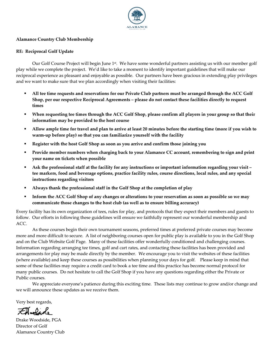 Reciprocity Guidelines by alamancecc - Issuu