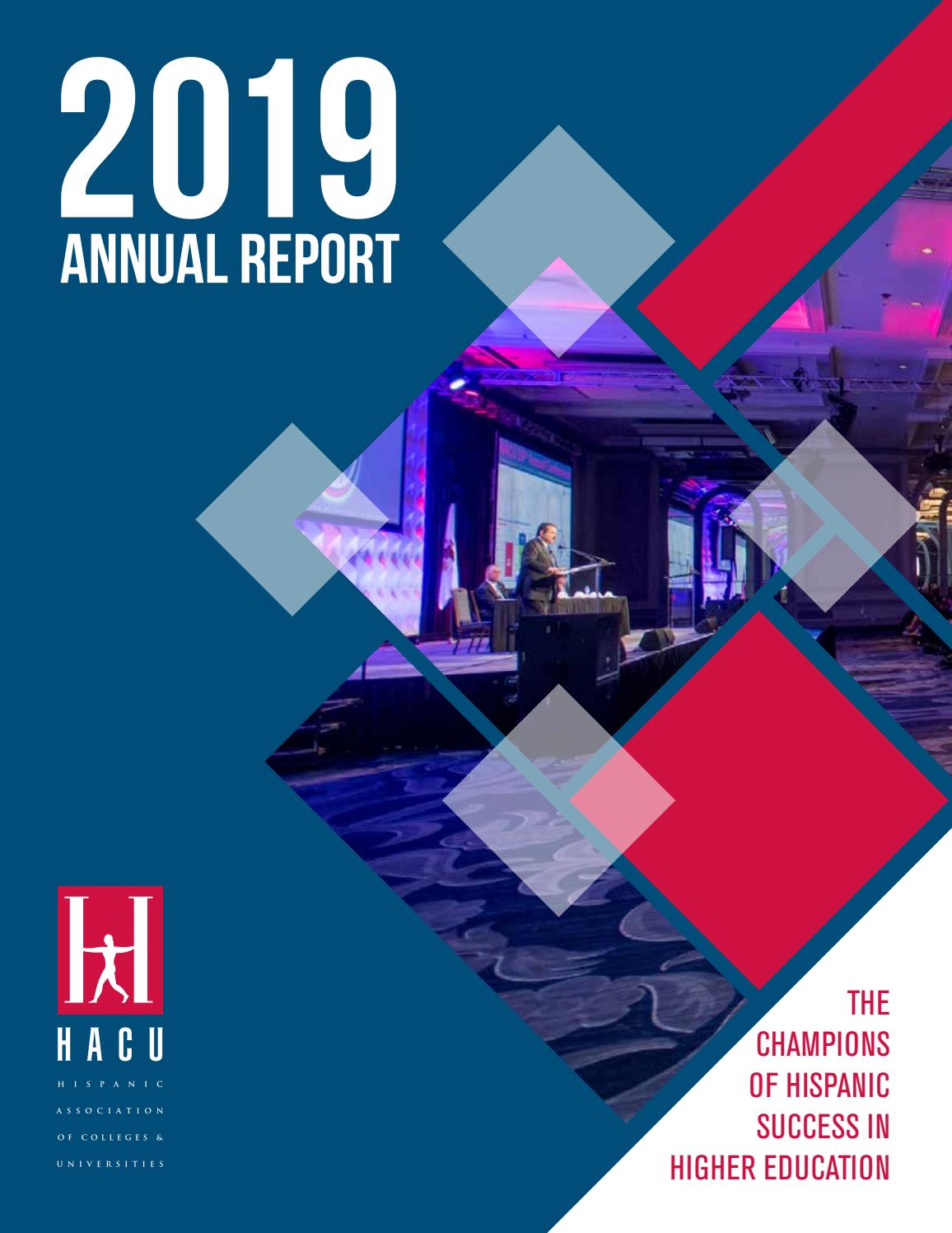 Hispanic Association of Colleges and Universities 2019 Annual Report by ...
