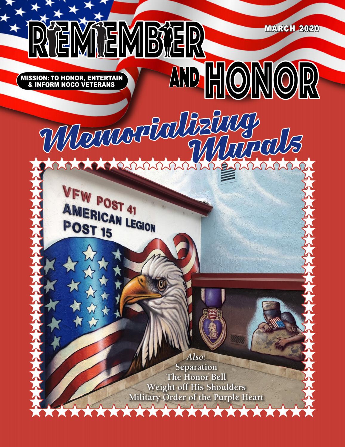 Remember and Honor Magazine - March 2020 by rememberandhonor - Issuu
