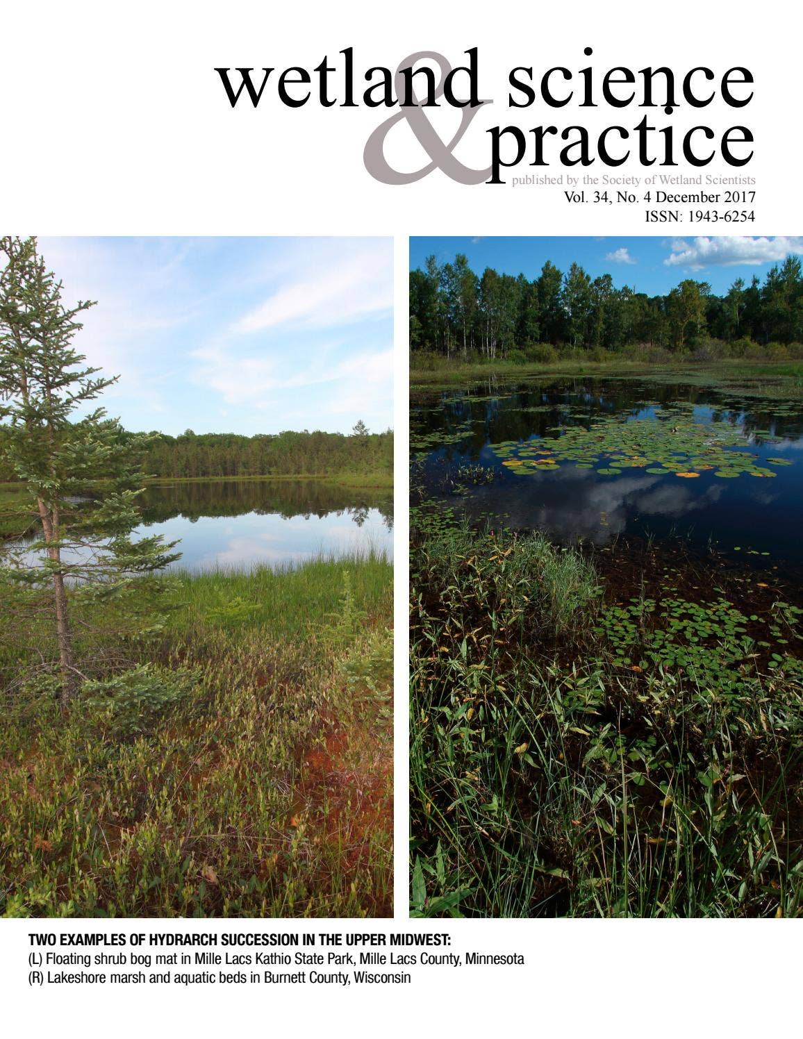 December 2017 Wetland Science & Practice by Society of Wetland ...